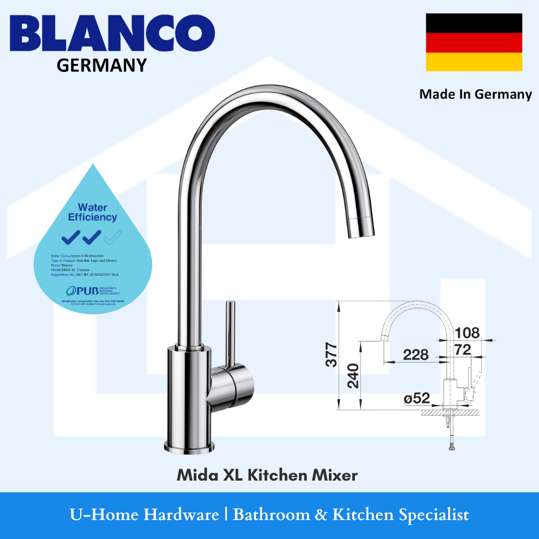 BLANCO MIDA XL Kitchen Mixer – U-Home Hardware