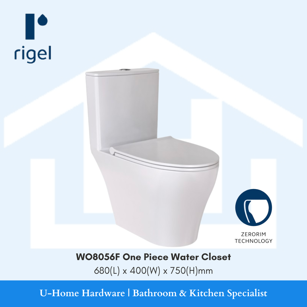 RIGEL WO8056F One Piece Water Closet Toilet Bowl – U-Home Hardware